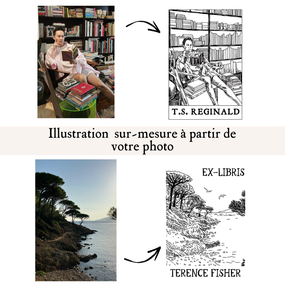 Custom Ex Libris Stamp – The Perfect Gift for Book Lovers – Ex-Libris Paris